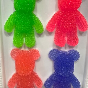 Gummy Bear Wall Art, Rainbow 3D Pop Art, Neon Resin Art, Candy Art, Pop ...