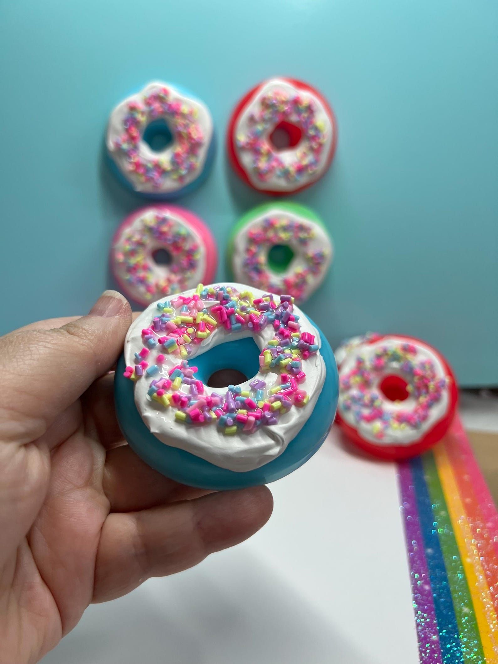 Frosted Sprinkles Donut Wall Hanging: Faux Food Decor - Etsy