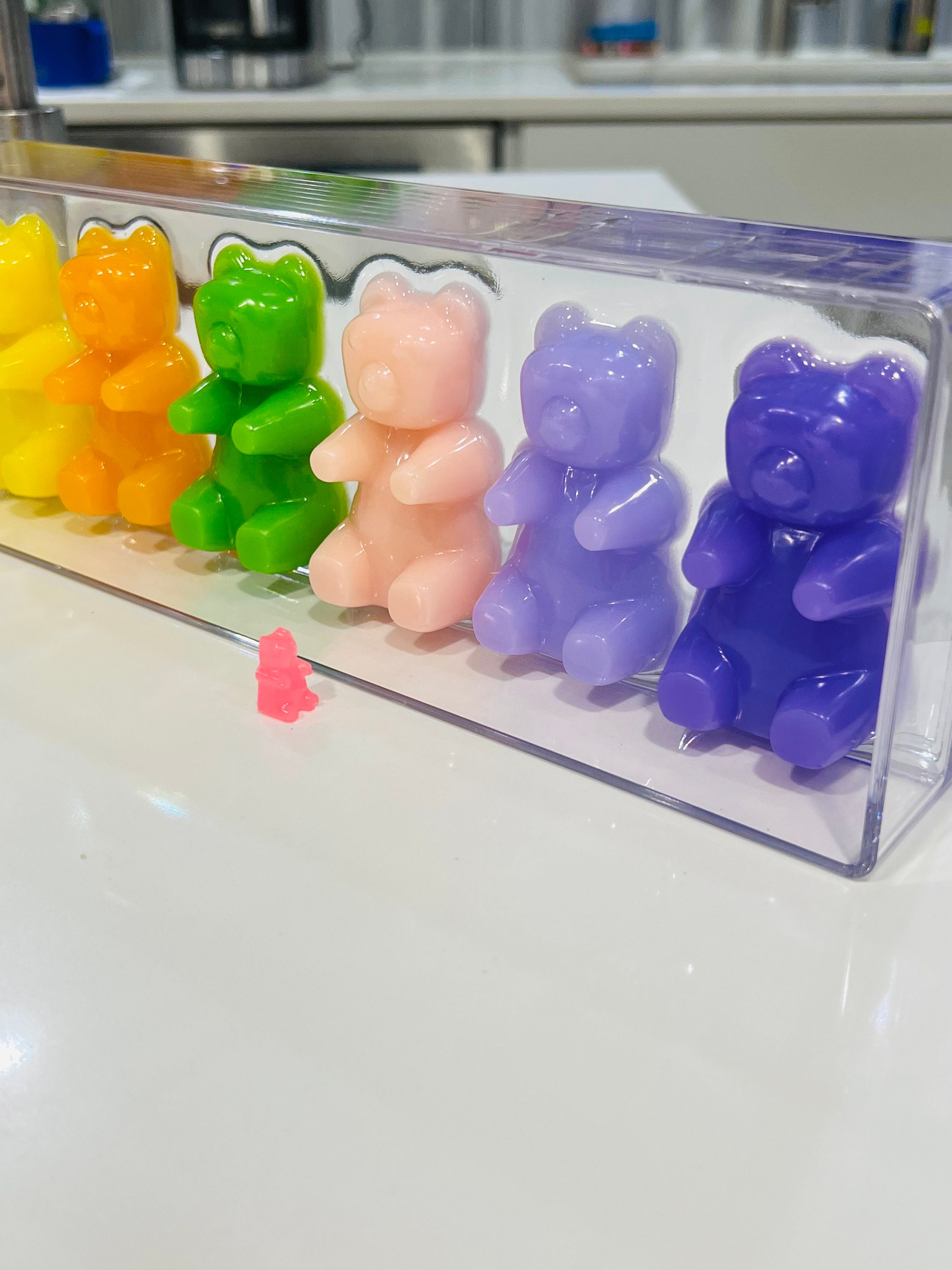 Zen Vibes Extra Large Gummy Bear Pop Art Rainbow Colors 3D - Etsy