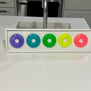 Neon Rainbow Resin Gummy Life Savers, 3D Pop Art Wall Art, Nursery Room ...