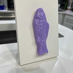 Swedish Fish Gummy Candy Wall Art, Jelly Fish, 3D Pop Art, Neon Resin ...