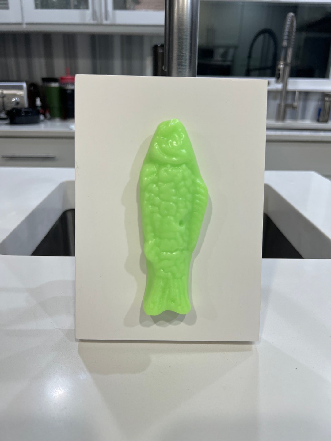 Swedish Fish Gummy Candy Wall Art, Jelly Fish, 3D Pop Art, Neon Resin ...