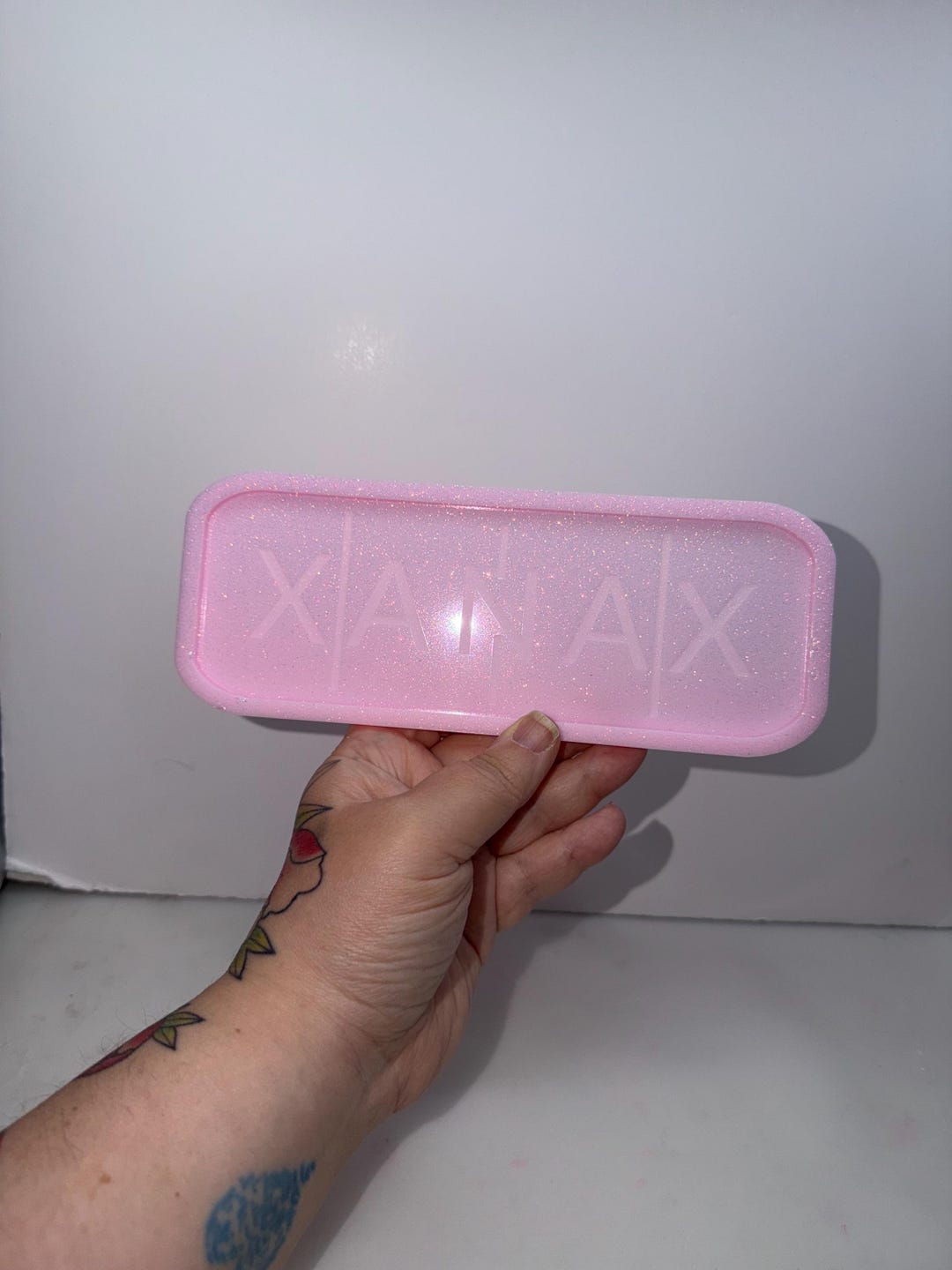 Resin Pill Trinket Tray: Magic Sparkle Pink Pop Art Capsule| Dopamine ...