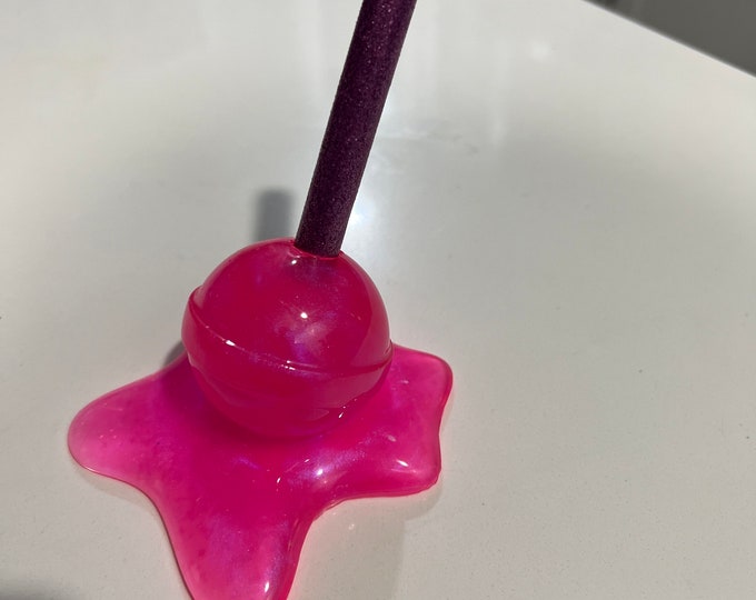Large Melting Lollipop Pop Art Decor, Resin Sculpture, Candy Art - Etsy