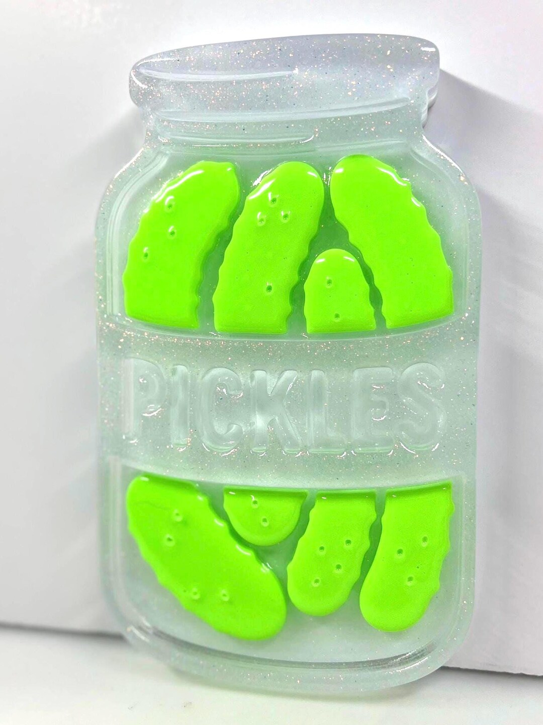 Dill Pickle Jar Wall Hanging: Kitsch Kitchen Food Decor, Fun Modern ...