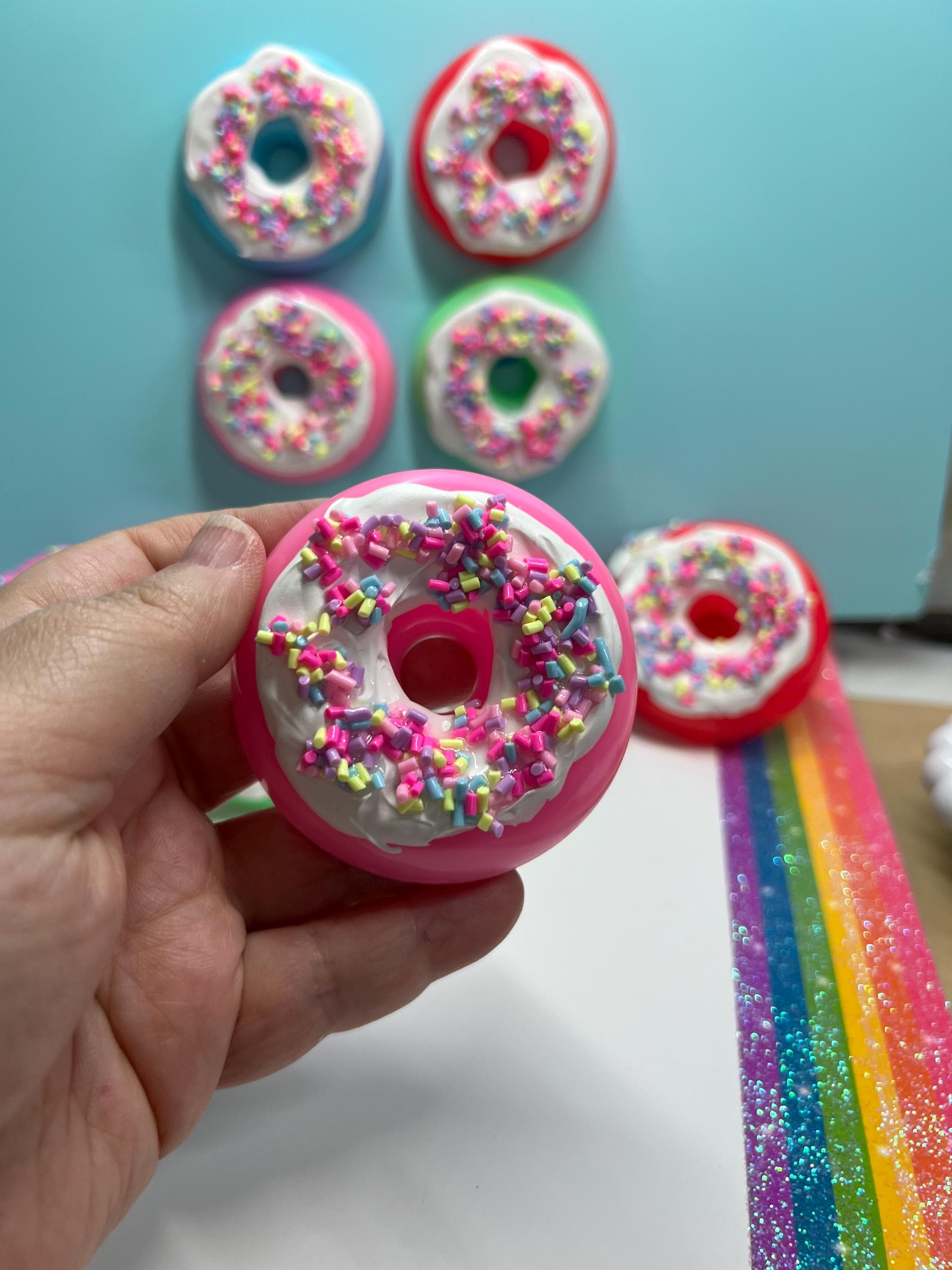 Frosted Sprinkles Donut Wall Hanging: Faux Food Decor - Etsy
