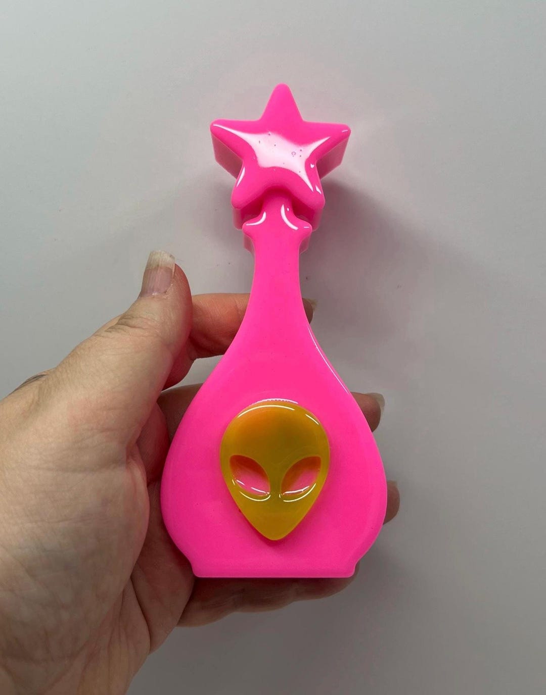 Pink Green Alien Potion Figurine Spooky Cute Halloween Decor - Etsy