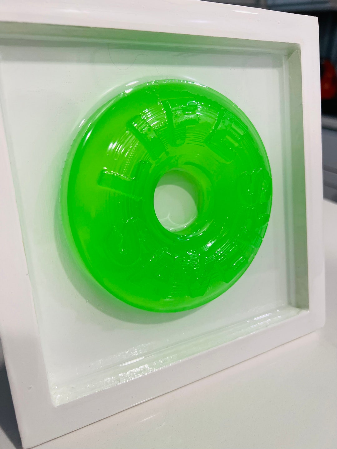 Neon Green Candy Resin Wall Art: 3D Pop Art Decor - Etsy