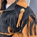 Vintage Fringe Jacket Cowboy Western Real Leather Suede Long Fringes ...