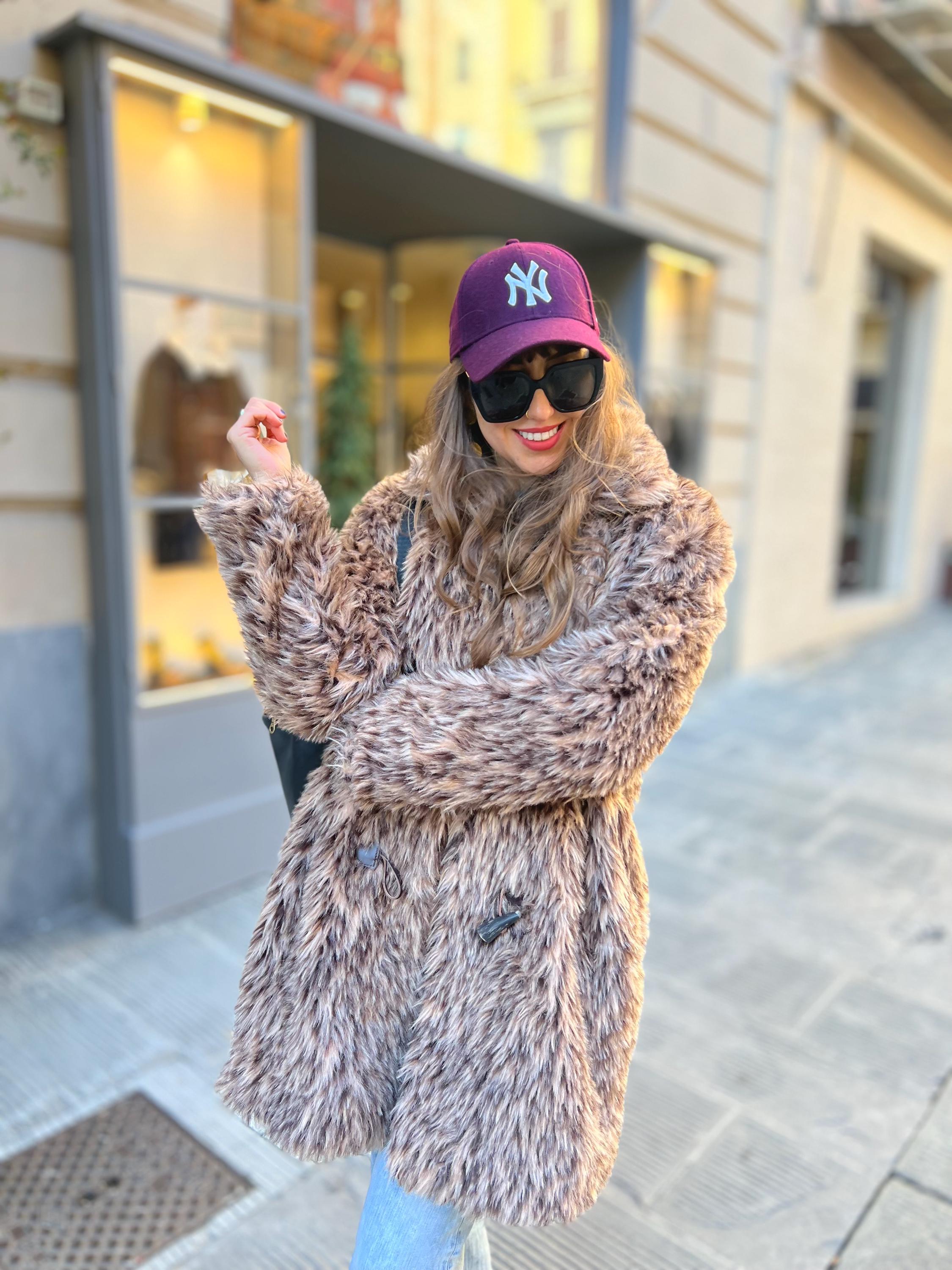 Vintage Fur Coat Faux Long Cheetah Leopard Spots Soft Oversized Mob ...