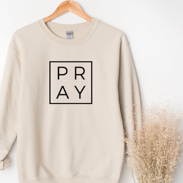 Pray Sweatshirt - Etsy