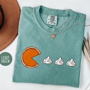 Comfort Colors Pumpkin Pie Shirt,fall Shirt,thanksgiving Gift ...