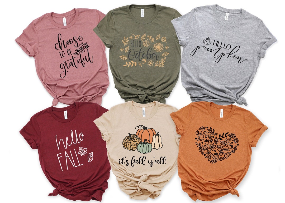 Fall Files Shirt, Fall Design Shirt, Thanksgiving Family Shirt,autumn ...