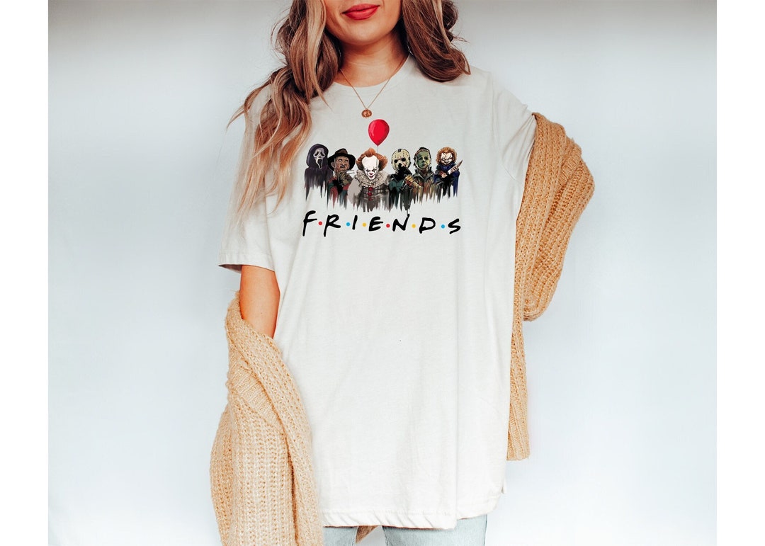 Horror Characters Friends Shirt,halloween Shirt,halloween Horror ...