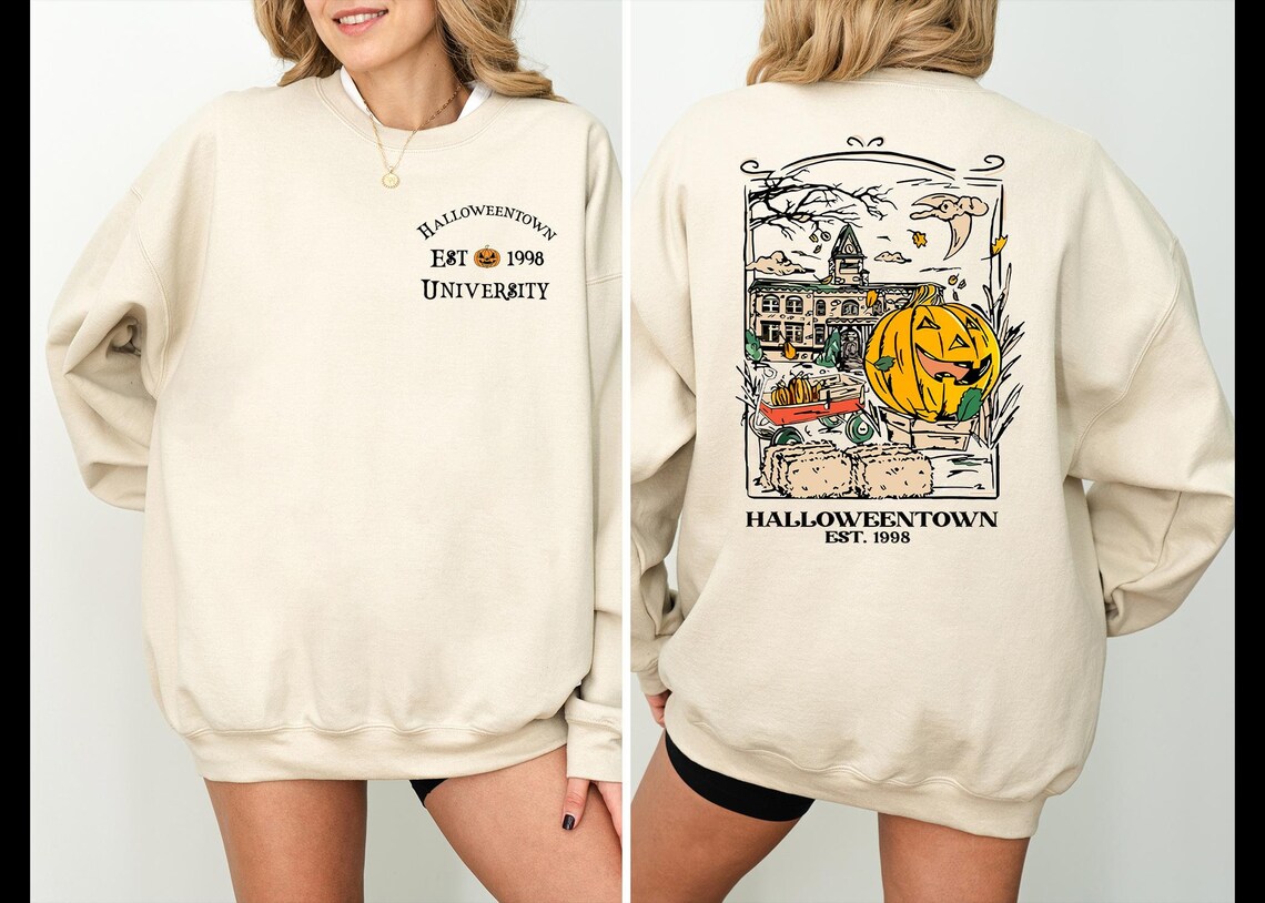 Halloweentown 1998 Sweatshirt,pumpkin Halloween Shirt,halloweentown ...