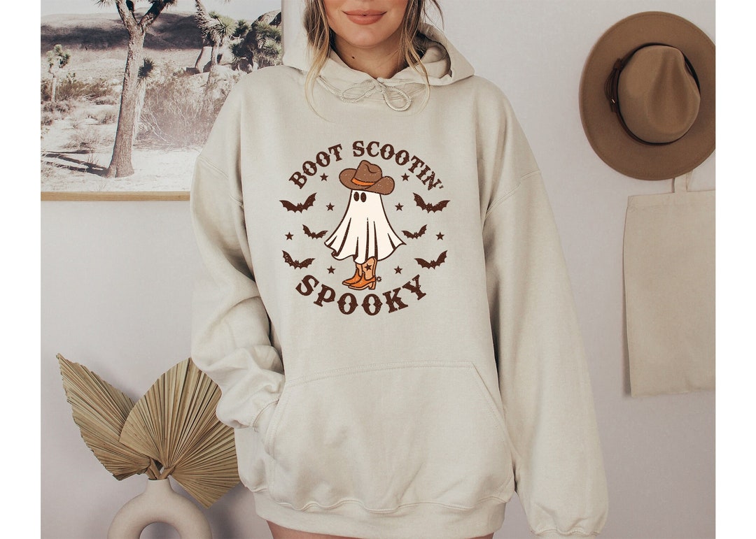 Boot Scootin Spooky Hoodie,halloween Hoodie,halloween Sweatshirt ...