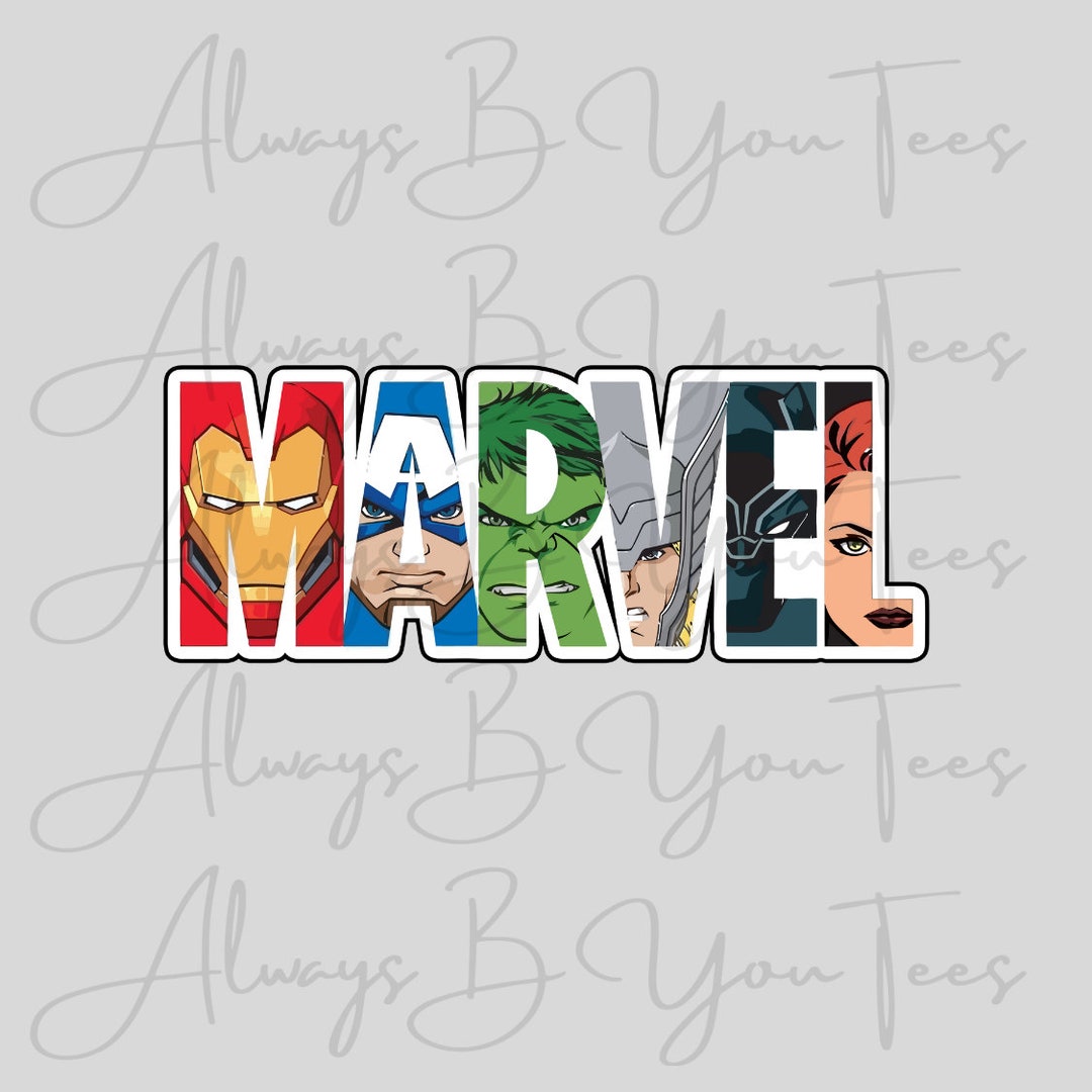Marvel DTF Transfer - Etsy