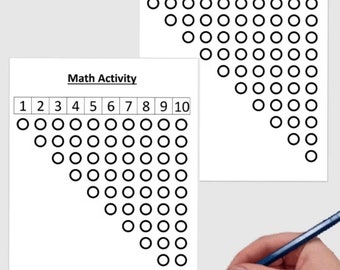 Printable Montessori Color Bead Stair Colors and Numbers - Digital ...