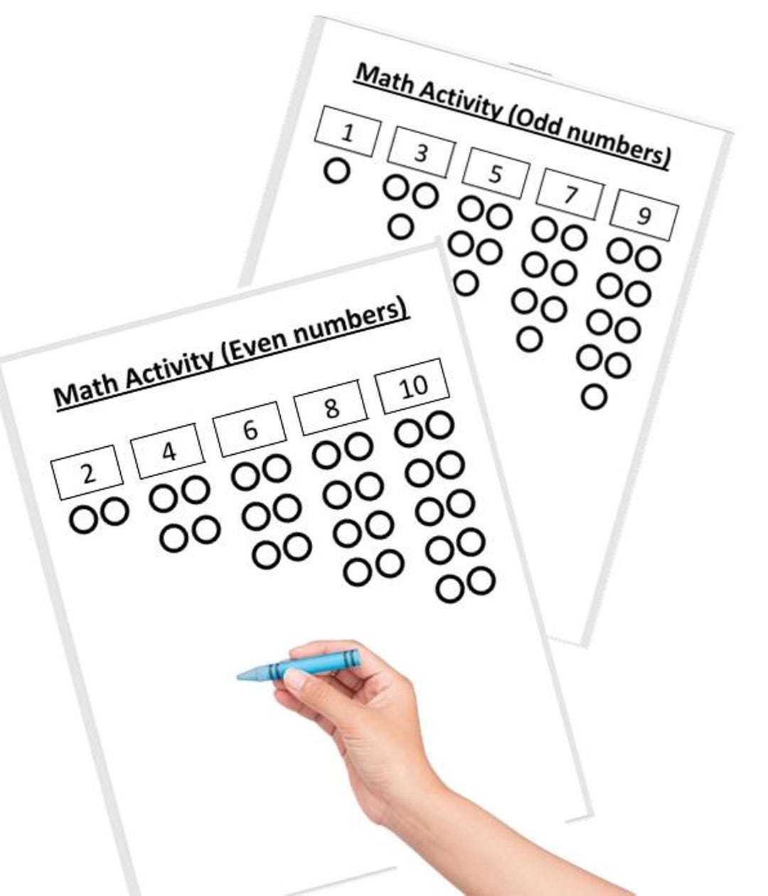 Montessori Math Activity Odd and Even Numbers - Etsy
