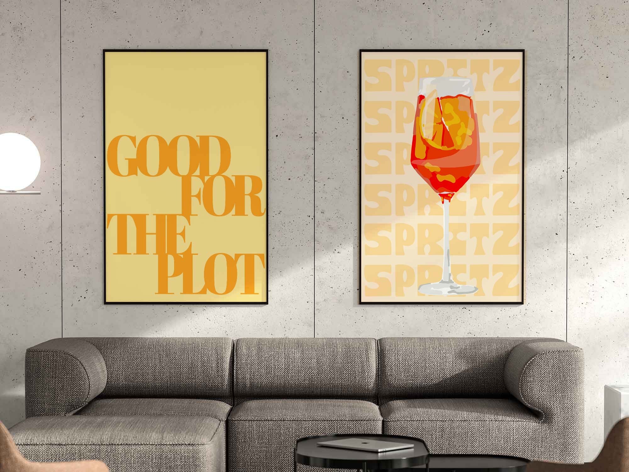 Spritz Wall Art digital Download Cocktail Poster, Cocktail Art, Trendy ...