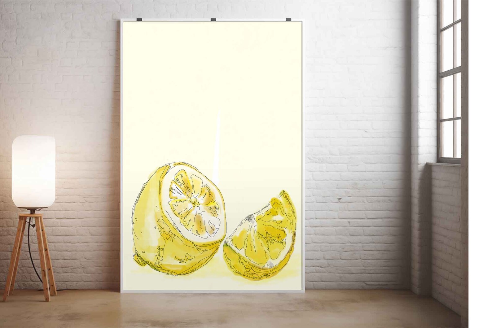 Lemon Art (digital Download) - Yellow - Etsy