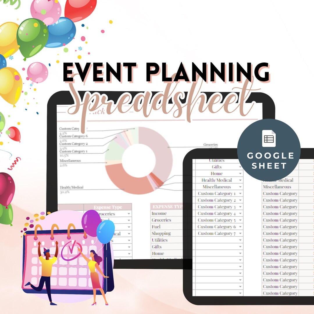 Event Planning Budget Template Google Sheets Tea Party Checklist Event ...