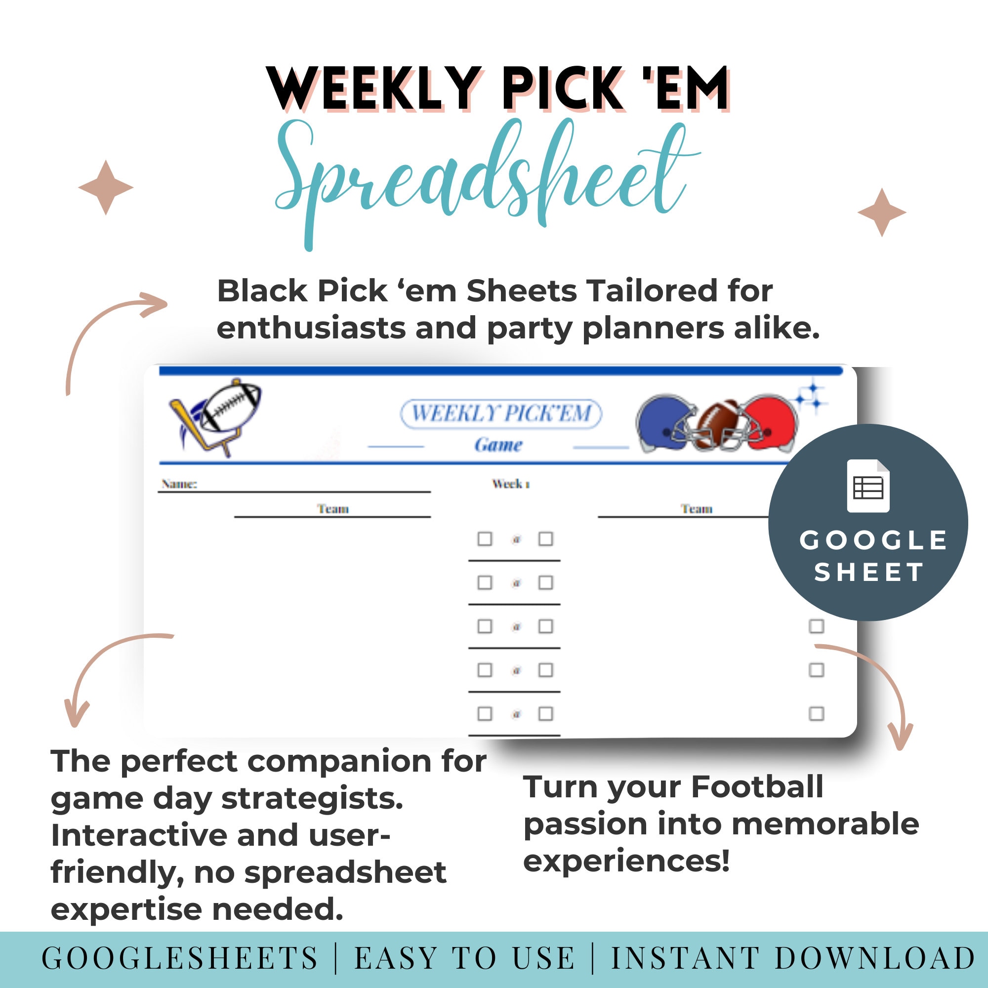 Football Squares Printable Spreadsheet Football Squares Editable ...