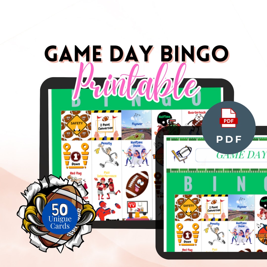 Game Day Office Bingo Bingo Game Night Work Fillable Employee Print Out ...