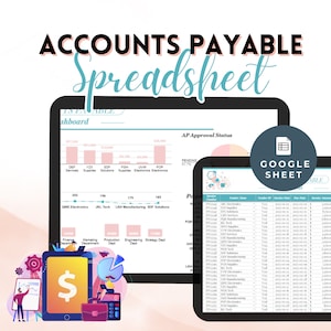 Accounts Payable Sheet Template AP Google Sheets Accounting Template A ...