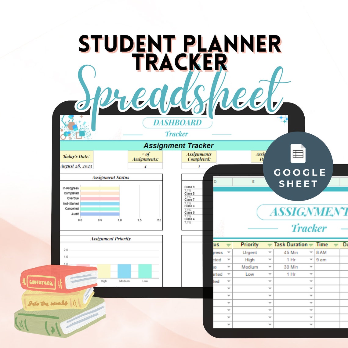 Student Planner Tracker Assignments for Students Students Academic ...