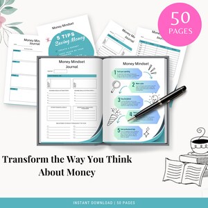 The Money Mindset Journal Printable Financial Abundance Budget ...