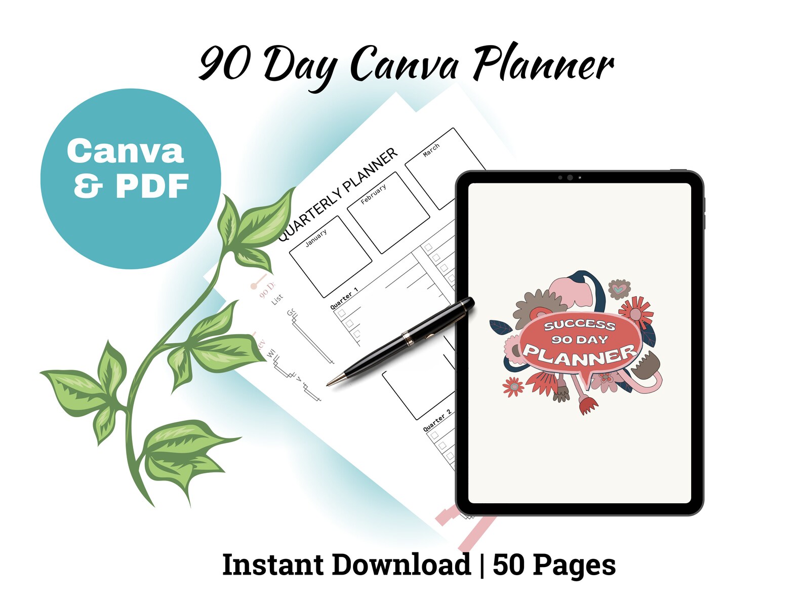 90 Day Goal Strategy Planning Guide 12 Weeks Weekly Daily Action Plans ...