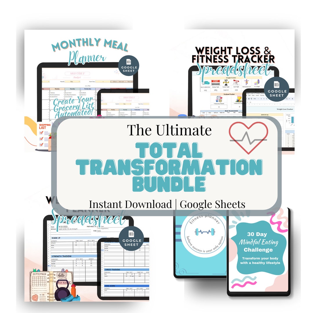 Mental Health Tracker Google Sheets Mental Health and Wellness Digital ...