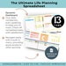 All-in-one Ultimate Life Planner Life Reset Planner Google Sheets ...
