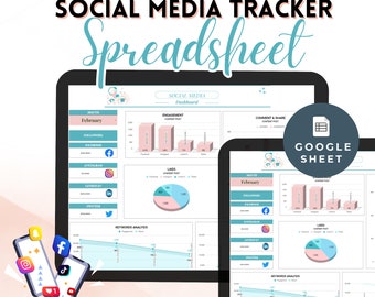 Ecommerce Seller KPI Tracker, Instagram Metrics Tracking Template ...