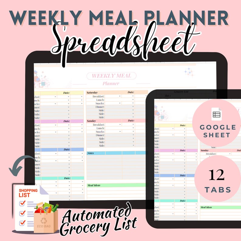 Weekly Meal Planner Template 7 Day Schedule Busy Moms Weekly Schedule ...