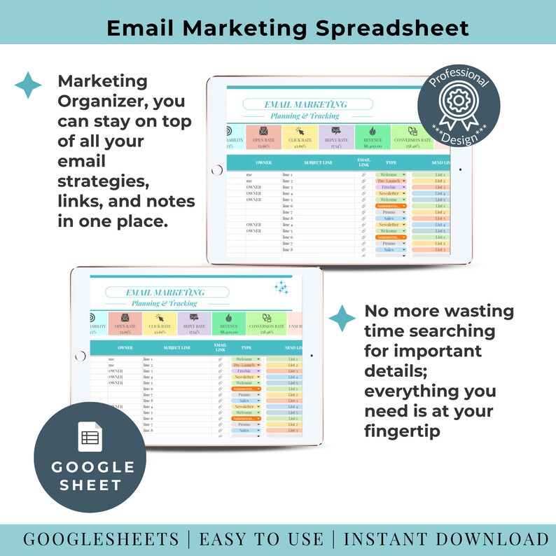 Email Campaign Strategy Template Email Campaign Planning Template ...