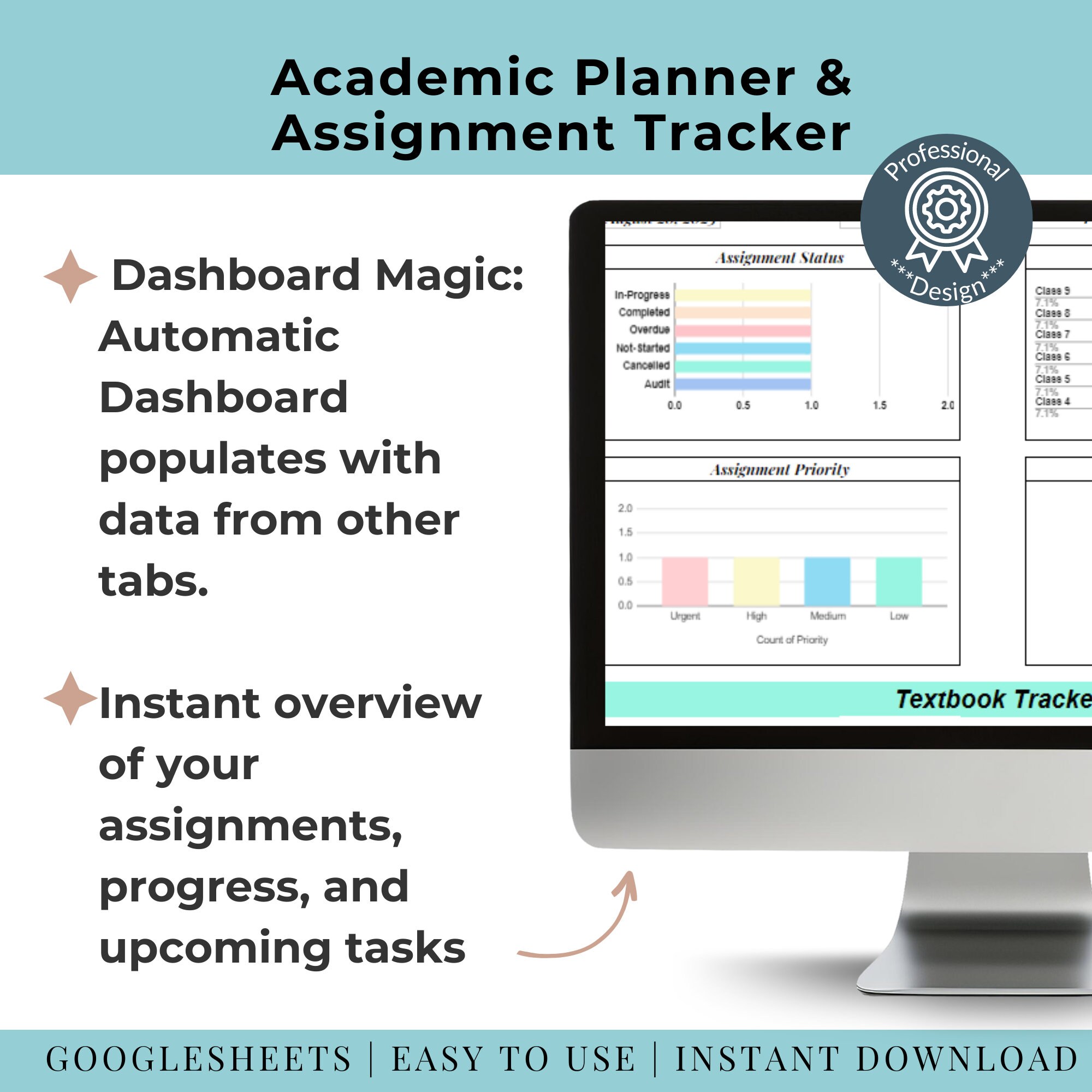 Student Planner Tracker Assignments for Students Students Academic ...