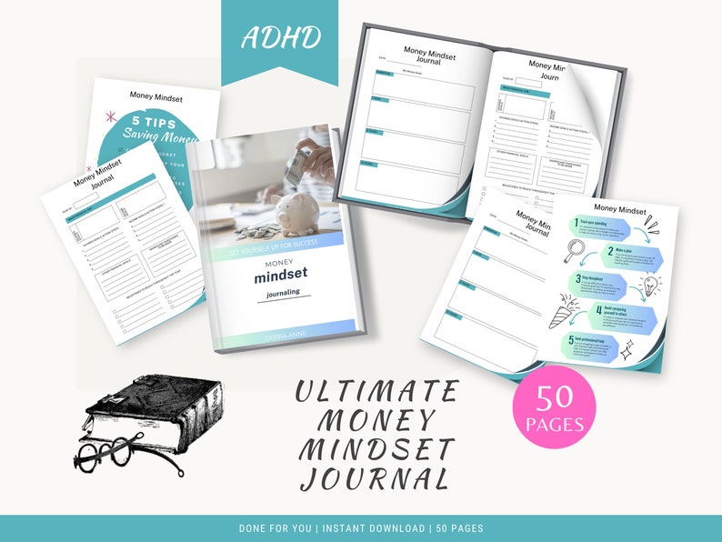 The Money Mindset Journal Printable Financial Abundance Budget ...