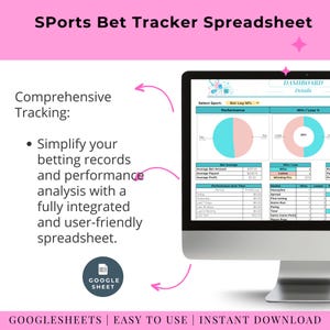Sports Betting Spreadsheet Google Sheets Dashboard Template Simple Log ...