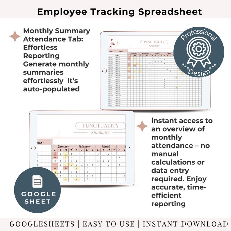 Weekly Employee Schedule Template Google Sheets Absence Tracker ...