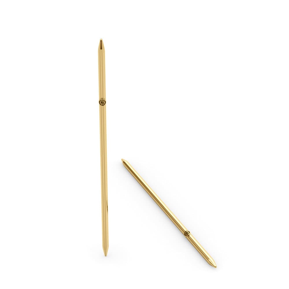 14k Solid Gold Toothpick - Etsy