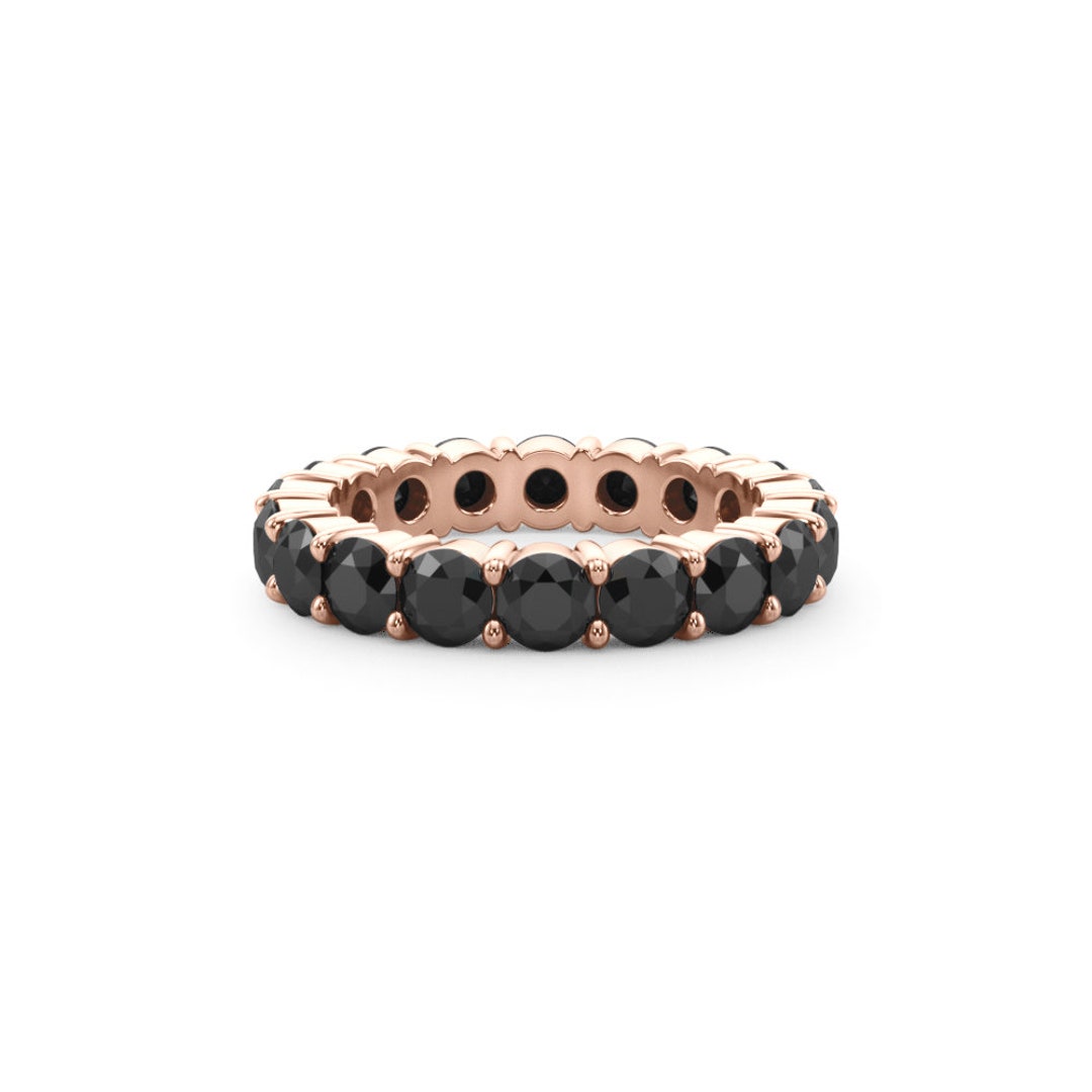 Black Diamond Eternity Band, Eternity Band, Black Diamond Ring ...