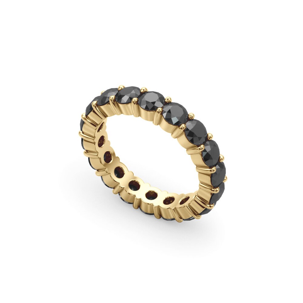Black Diamond Eternity Band, Eternity Band, Black Diamond Ring ...