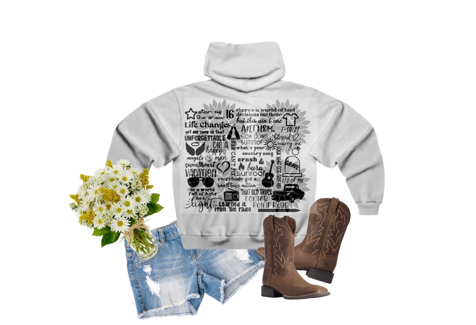 Thomas Rhett Song Collage PNG/SVG for T-shirt/hoodie - Etsy