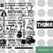 Thomas Rhett Song Collage PNG/SVG for T-shirt/hoodie - Etsy