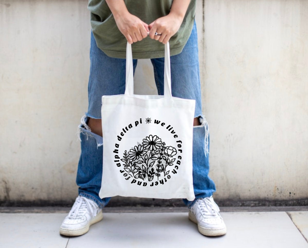 Alpha Delta Pi Floral PNG - Etsy