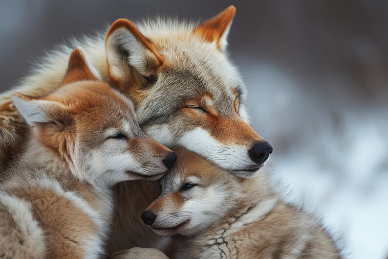 Wolves - 5 Images - Etsy