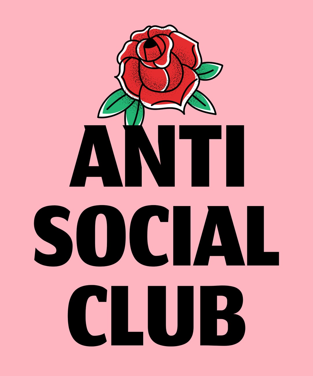 Anti Social Club Design - Etsy