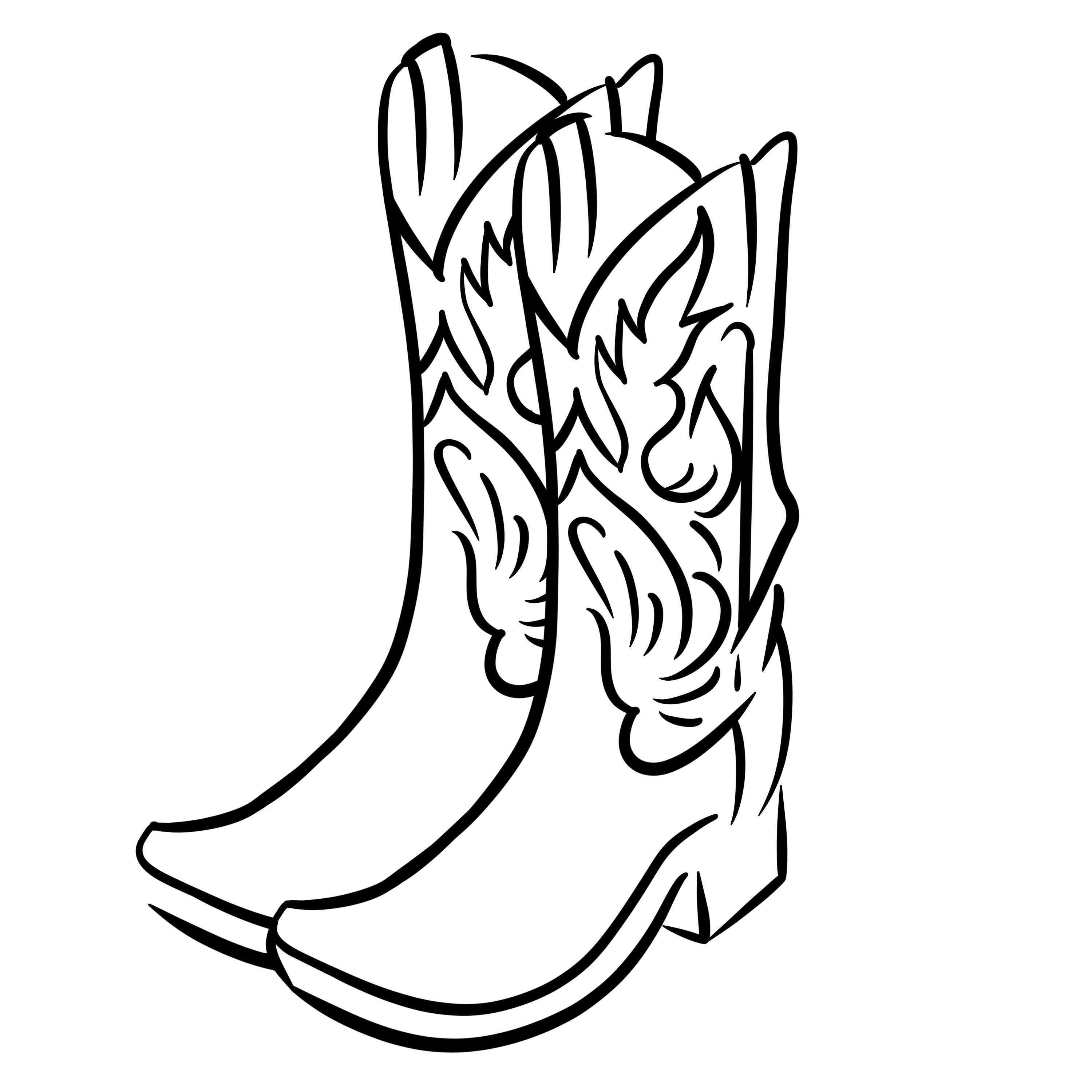 Cowboy/cowgirl Boot Design Bundle - Etsy